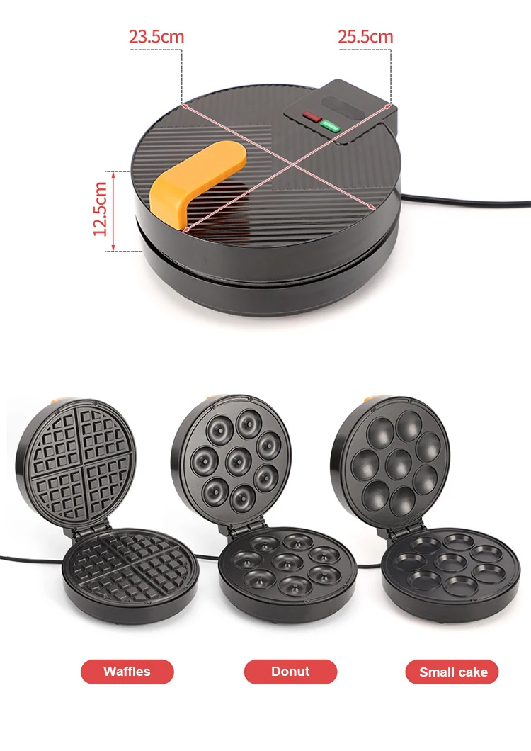1400W Mini Cake Pop Maker: Electric Pancake, Waffle, and Donut Machine ...
