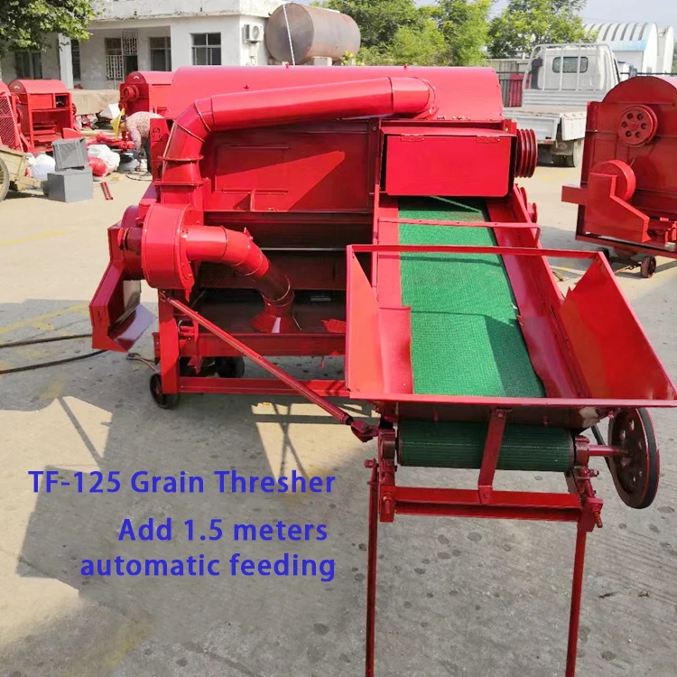 Threshing Machine Bean Thresher Soybean Sorghum Peeling Machine Peanut ...