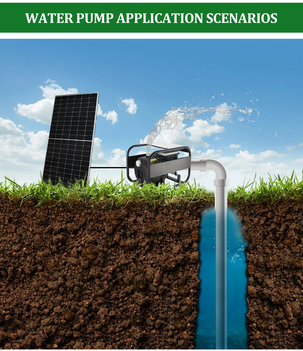 400W 36V High Flow DC Centrifugal Solar Powered Pumps for Agriculture ...