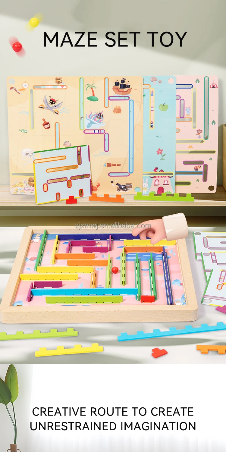 Early Educational Kid Logical Thinking Exercise Other Montessori Toy ...