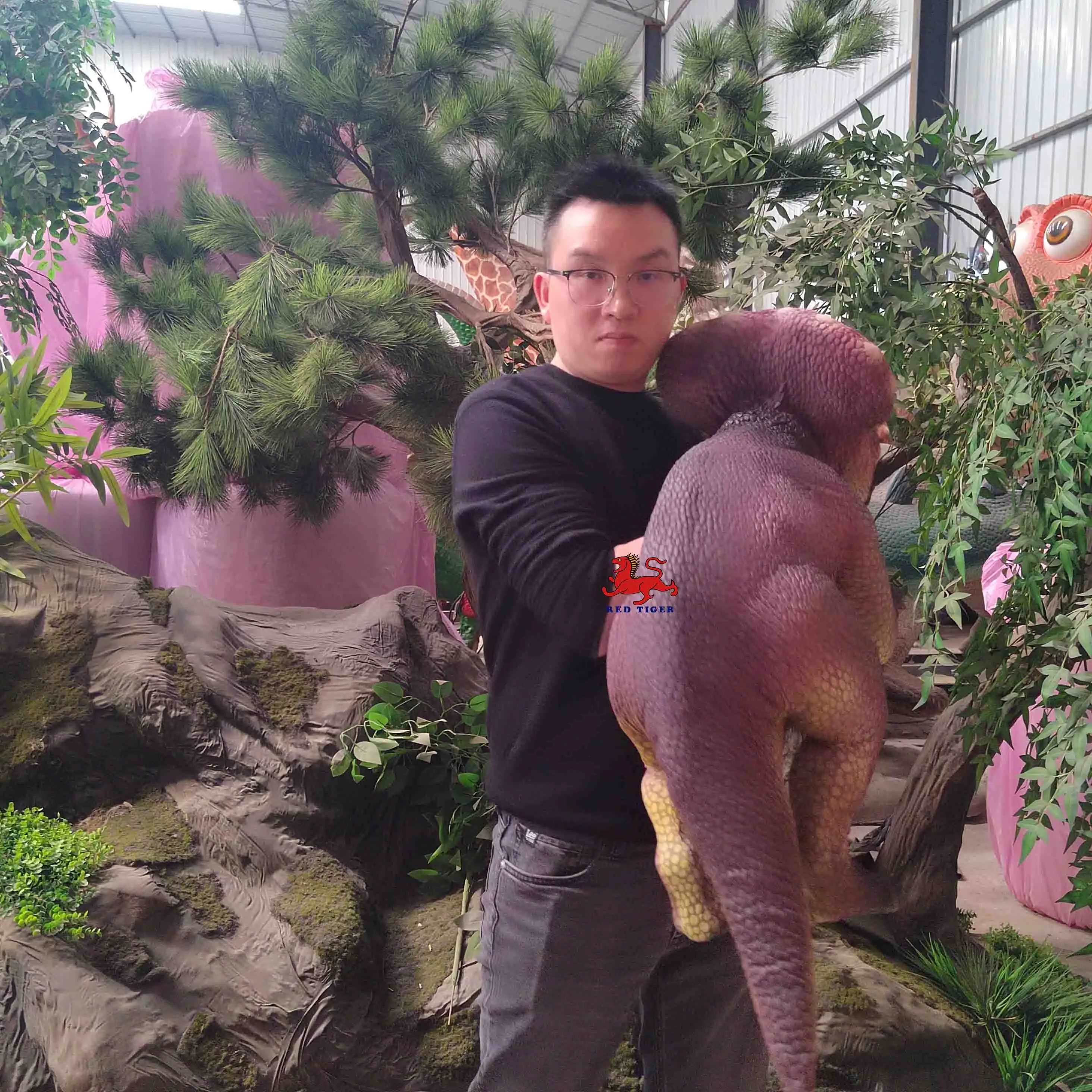 Small Animatronic Dinosaurs Hand Puppet T-rex Baby Dino Puppet - Buy ...