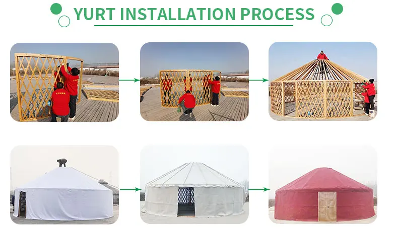 Steel Frame Yurt Tents - Durable & Spacious Options