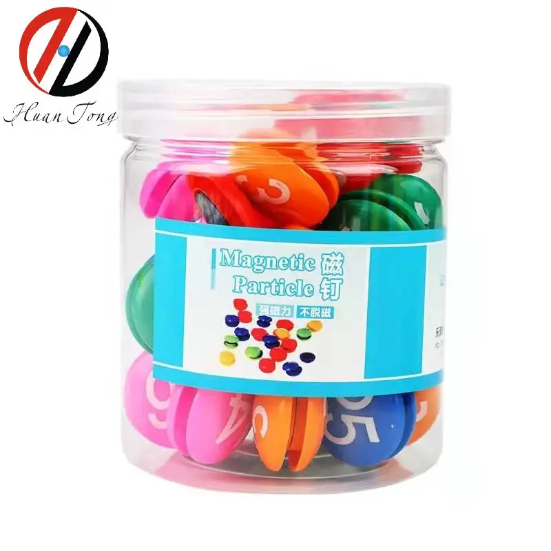 Custom High Quality Color Plastic Button Magnet White Board Absorption ...
