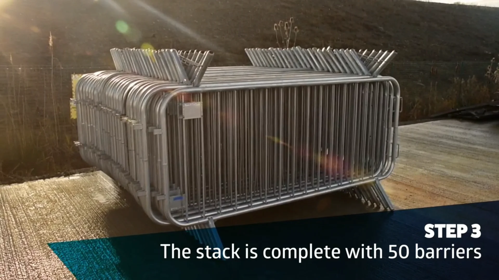 Metal Pedestrian Crowd Event Control Crash Barriers System 3meter ...