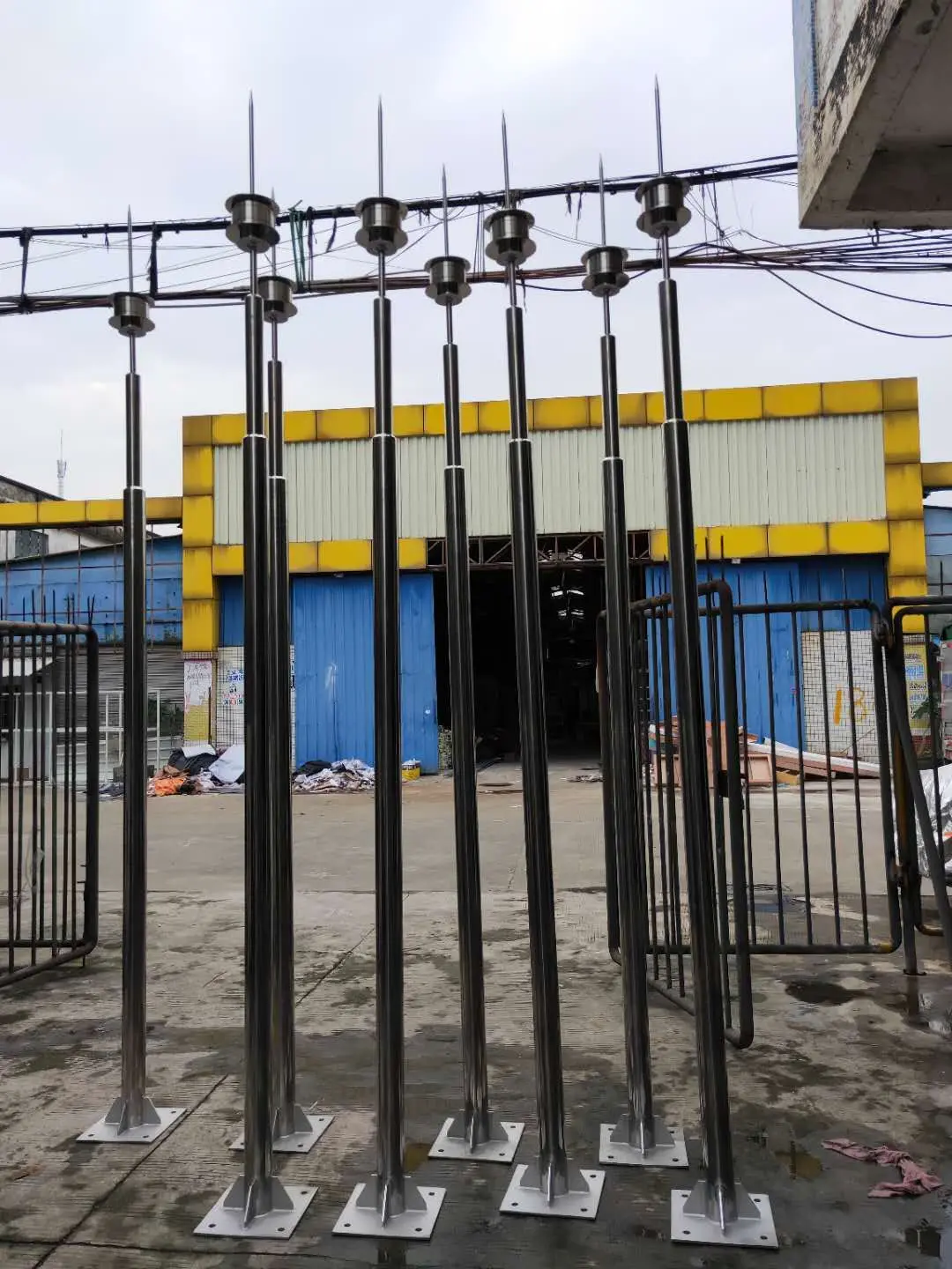 Active Lightning Protection System - Dikai Lightning Rods