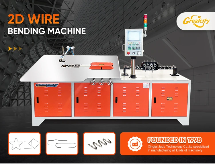 Greatcity Automatic 2D Wire Bending Machine - High Accuracy