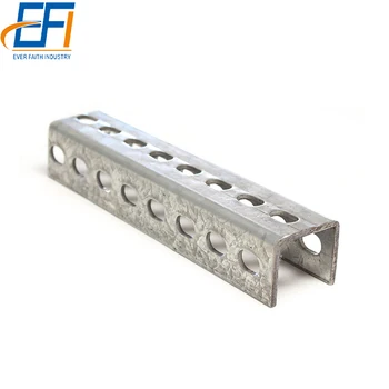 C-type Galvanized Metal Perforated Strut Slot U Channel - Buy U Channel ...