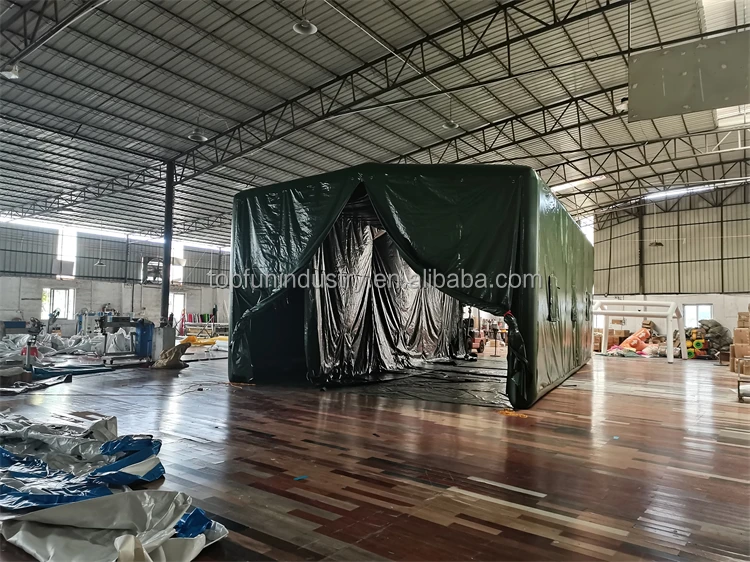 Large Portable Airtight Armygreen Inflatable Camouflage Temporary ...