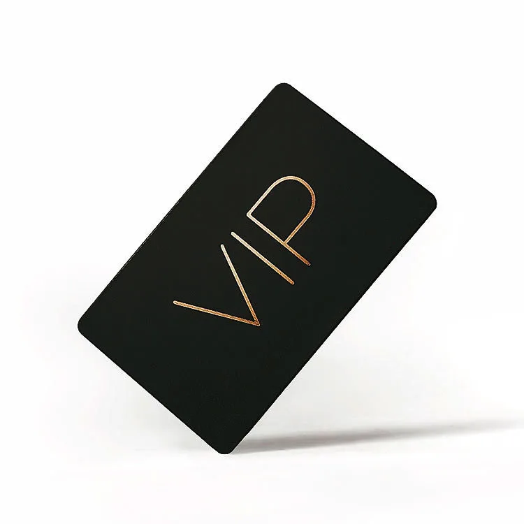 Customized metal rfid business card NFC 13.56mhz rfid blocking aluminum ...