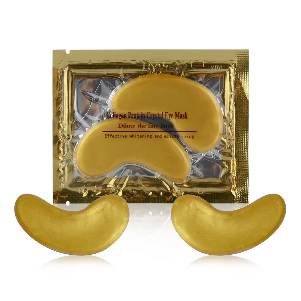 24K Gold Crystal Collagen Eye Mask - Reduce Dark Circles