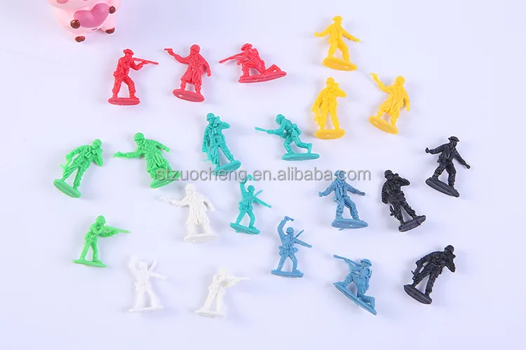 Mini Army Soldiers Action Figures - 3CM Plastic Toy Soldiers - Military ...