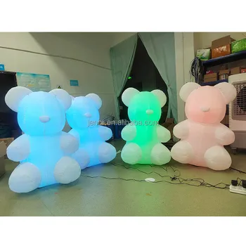 Cute Inflatable Gummy Bear Model With Led Light For Christmas ...