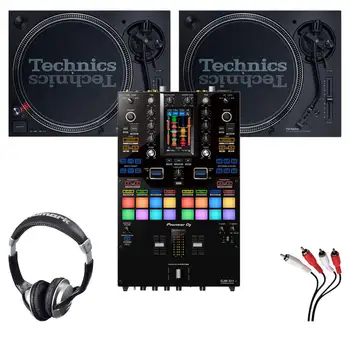 Dj Package Technics Sl-1210 Mk7 X2 + Pioneer Djm-s11 Mixer With ...