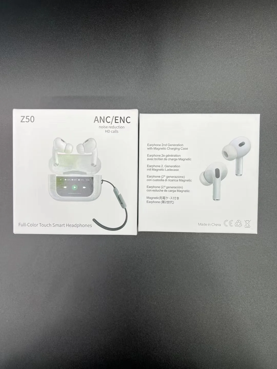 2024 New Arrival Z50 Multi-function Active Noise Cancellation With Touch Screen Support Gps In ...