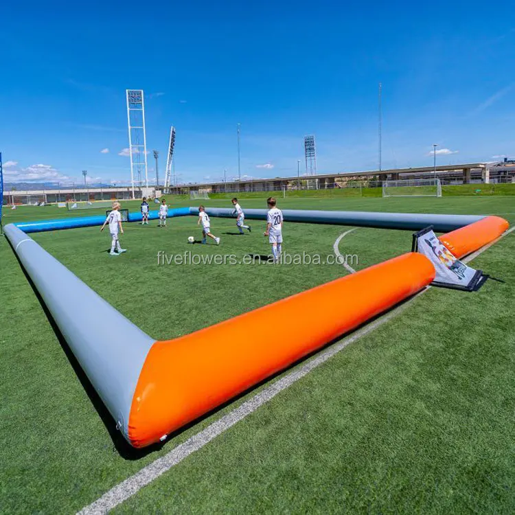Blow up sport arena soccer field inflatable 3v3 football pitch for ...
