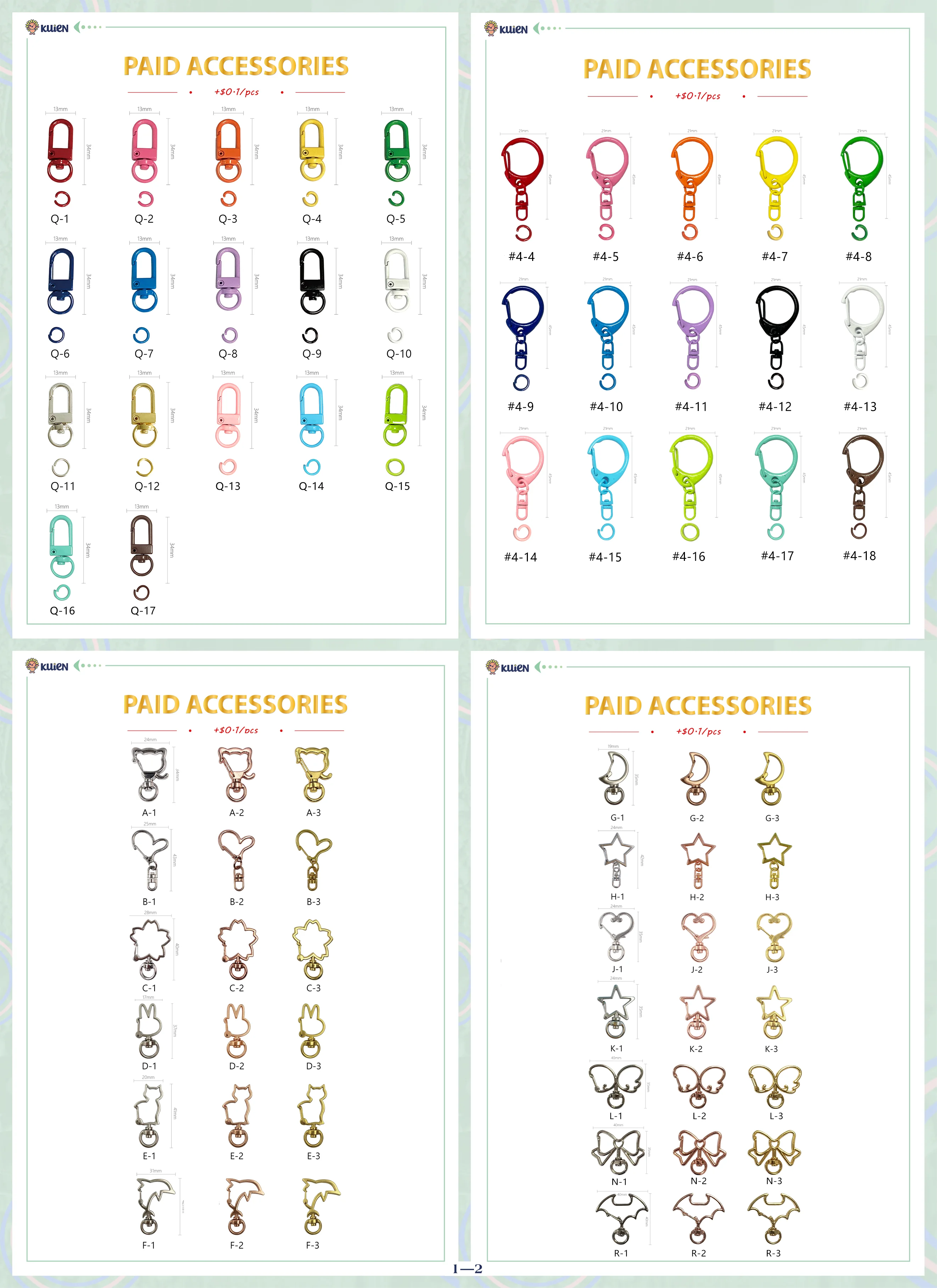 Acrylic Charms - Custom Printed Keychains with Epoxy