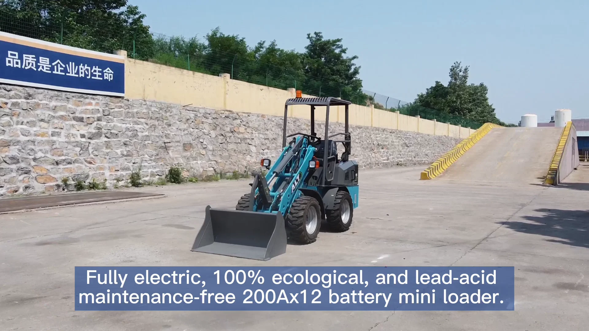 Aolite 606 Small Articulated Pure Electric Loader Small Shovel Loader ...