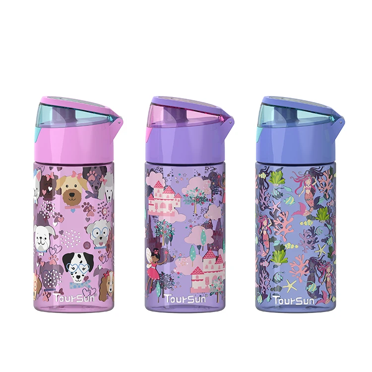 Toursun Children’s Bottle 2023 - 450ml Plastic Drink Water Bottle