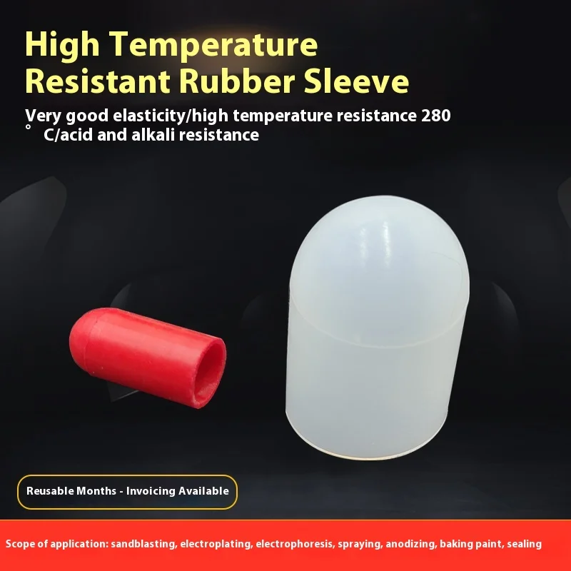 White Temperature Resistant Silicone Protective Sleeve Hydraulic Oil ...