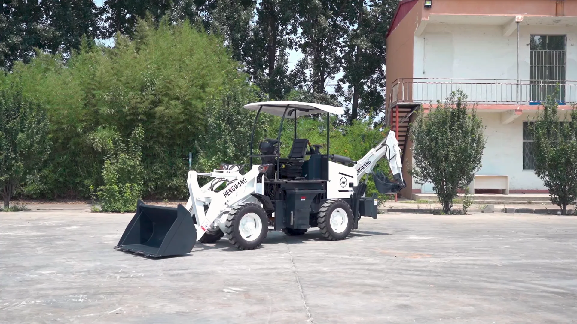Ce/epa Wheel Backhoe Loader Diesel Loaders Excavator Mini Backhoe ...