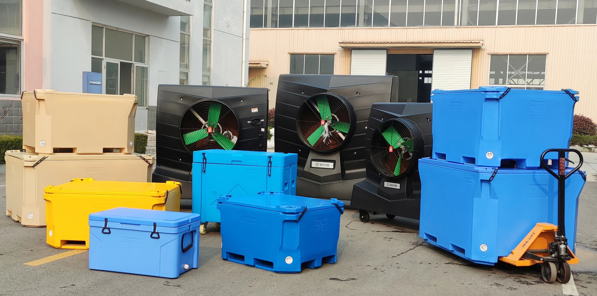 High Capacity Plastic Food Container Fish Box Meat Box Insulated Fish ...