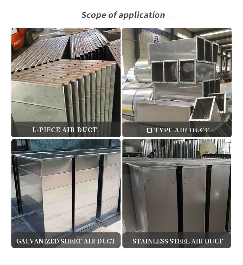 Hvac Air Ventilation Equipment And Galvanized Metal Sheet Auto Duct ...