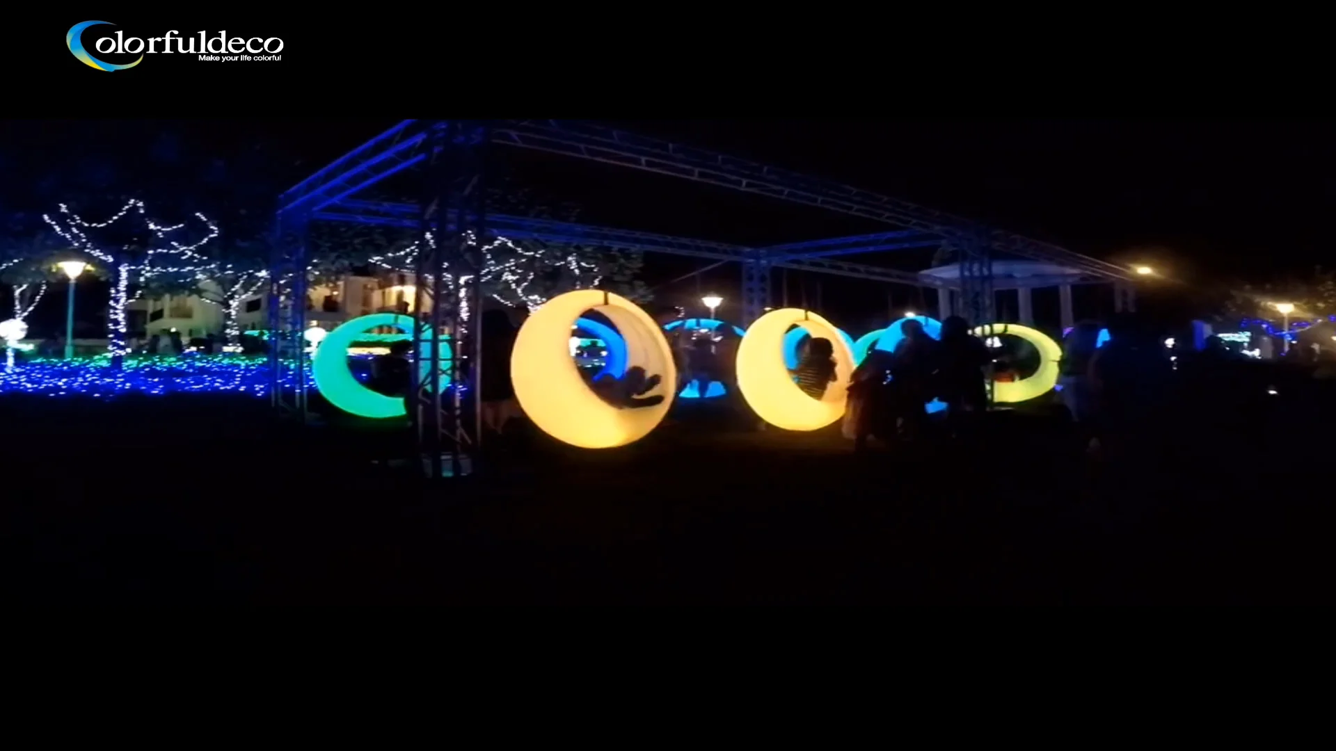 Indoor And Outdoor Child Adult 16 Rgb Color Remote Control Led Glow ...