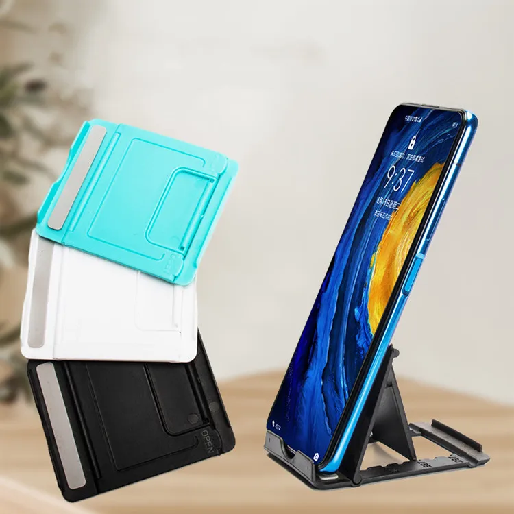 Universal Plastic Cell Phone Stand Portable Adjustable Foldable Desktop ...