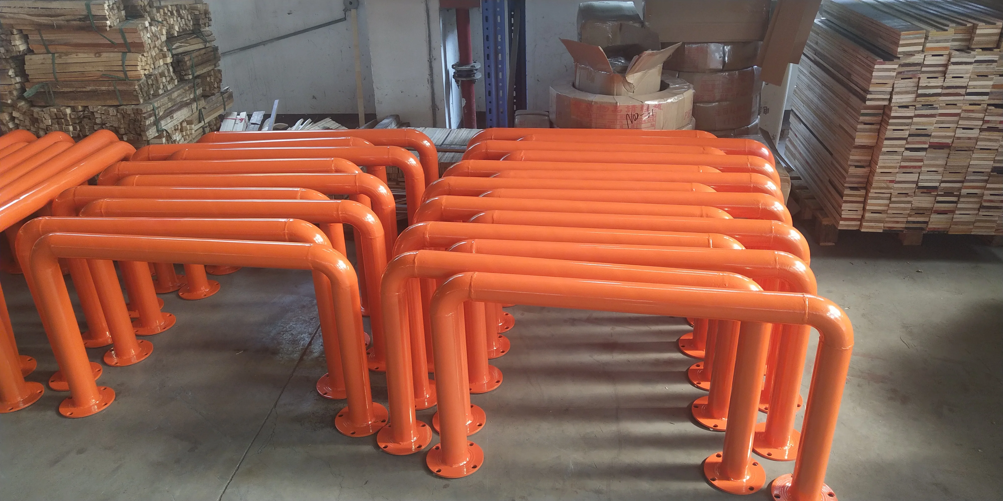 Guard Barrier For Pallet Racking Upright Frame - Buy Racking Frame ...