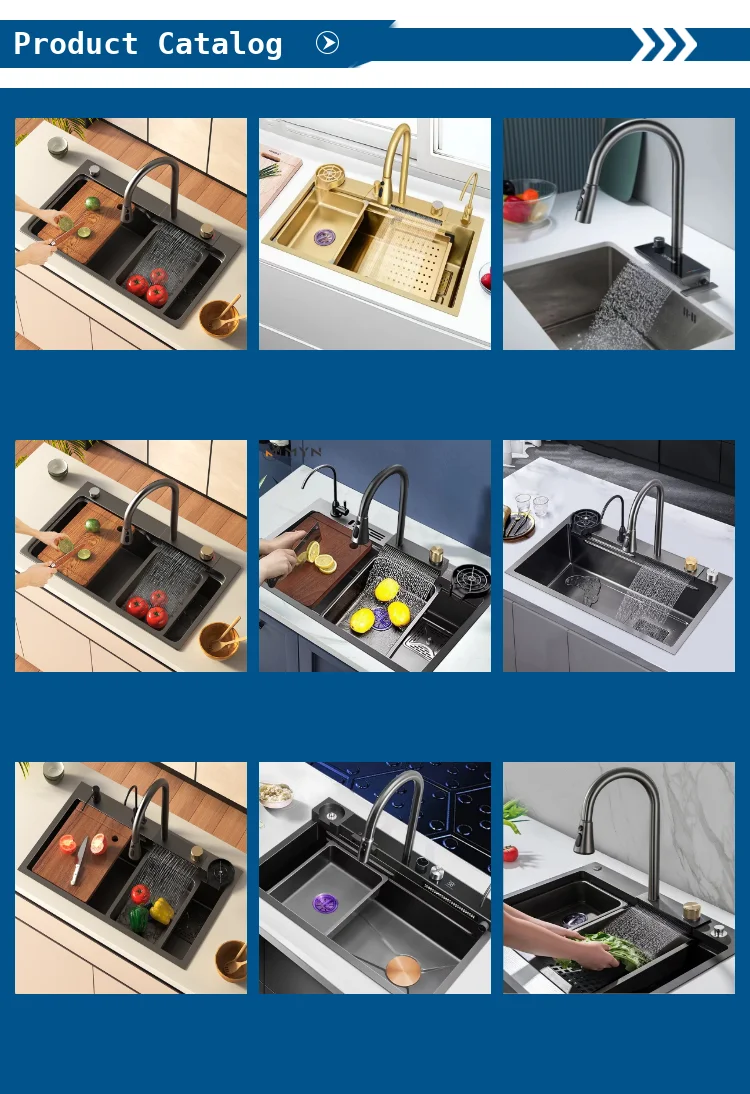 Multifunction Kitchen Sinks - Durable 304 Stainless Steel