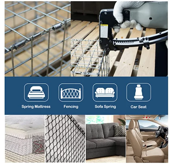 M65 Nail Gun Machine for Mattress Pneumatic Clinch Clipping