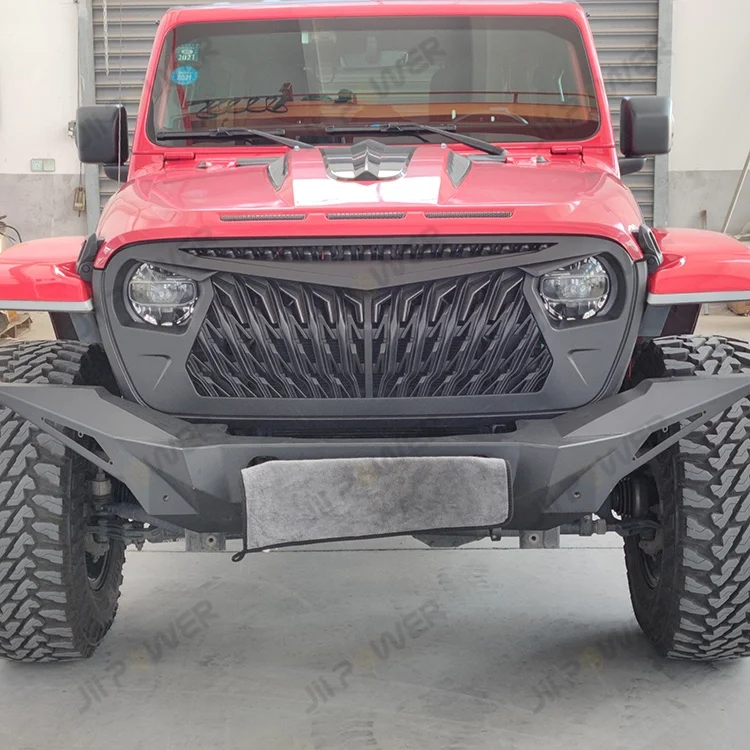 Hawk Wings Grille With Lights For Jeep Wrangler Jl & Gladiator - Buy ...