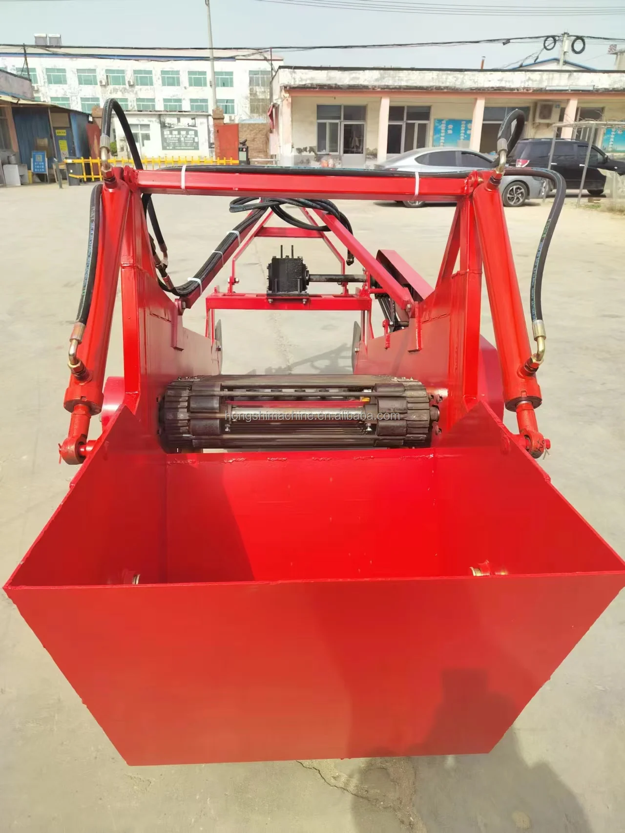 Automation Farm Rock Stone Picker Removal Collecting Machine Large ...