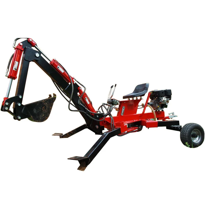 Hot Sale New Design Portable Small Towable Backhoe Mini Excavator Farm ...