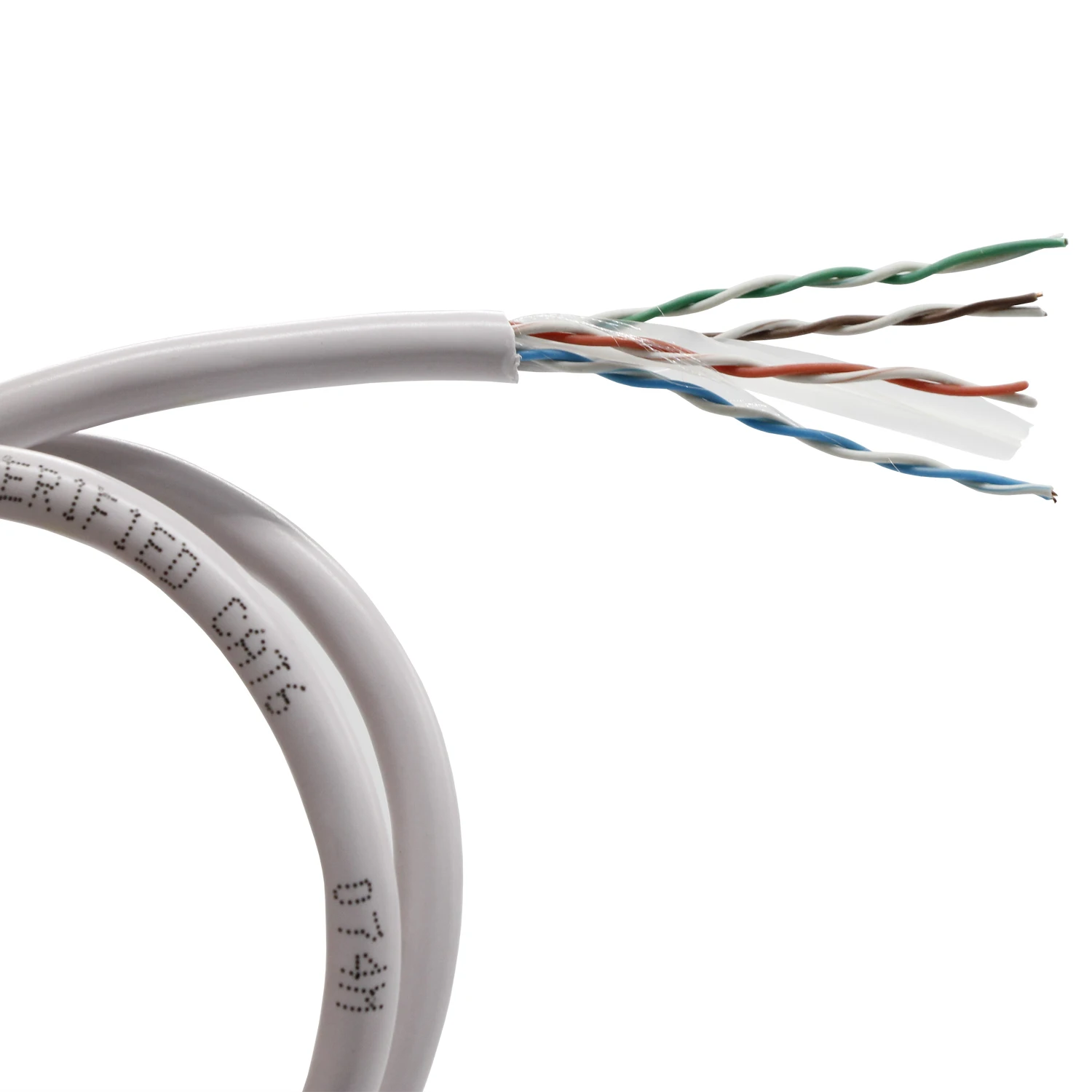 Vcom-cable Ethernet Cat6 Para Interiores,Carrete De Red Estándar,1000 ...