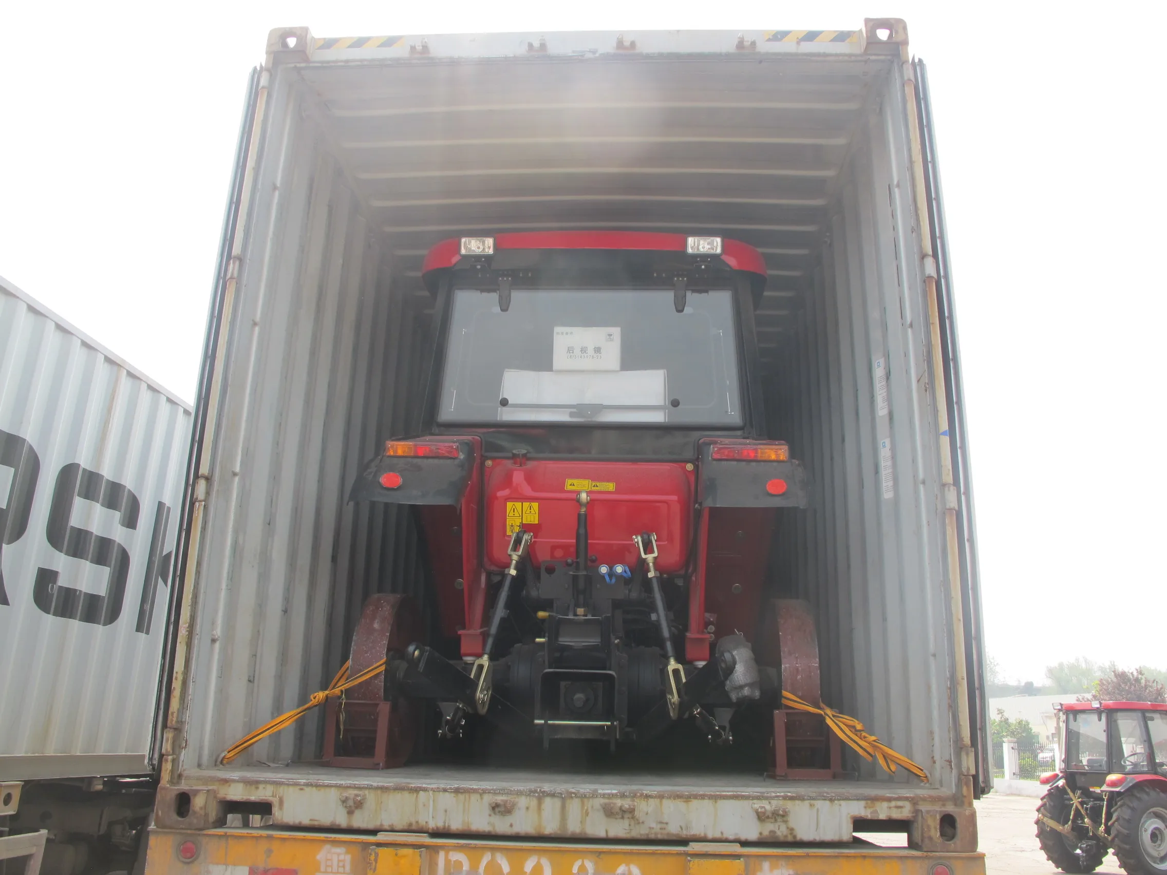 YTO 75hp 4X4 Farm Tractor YTO-EX754 Wheeled Tractor with Front Loader ...