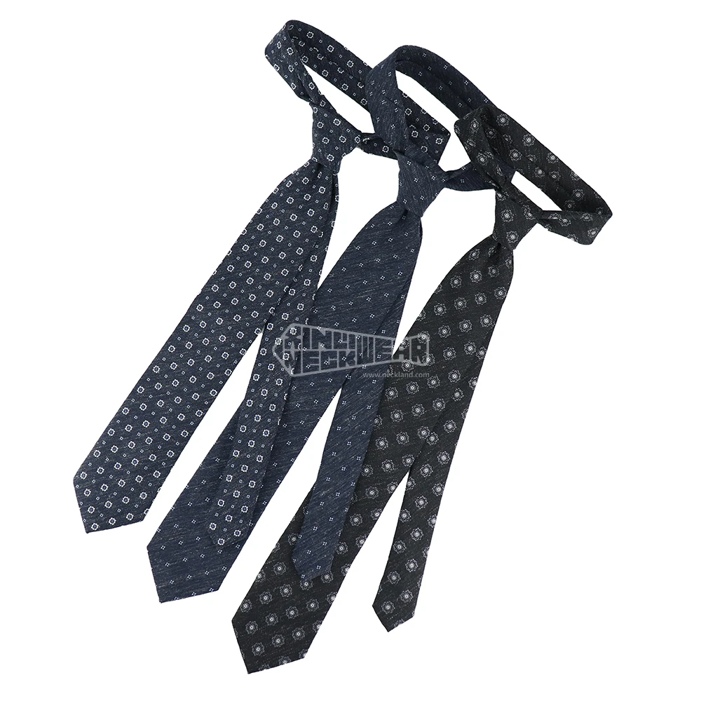 Silk Wool Blend Ties | Mens Business Tie | Tweed Necktie