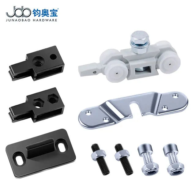 Plastic Body Grey Color Sliding Door System for Hotels