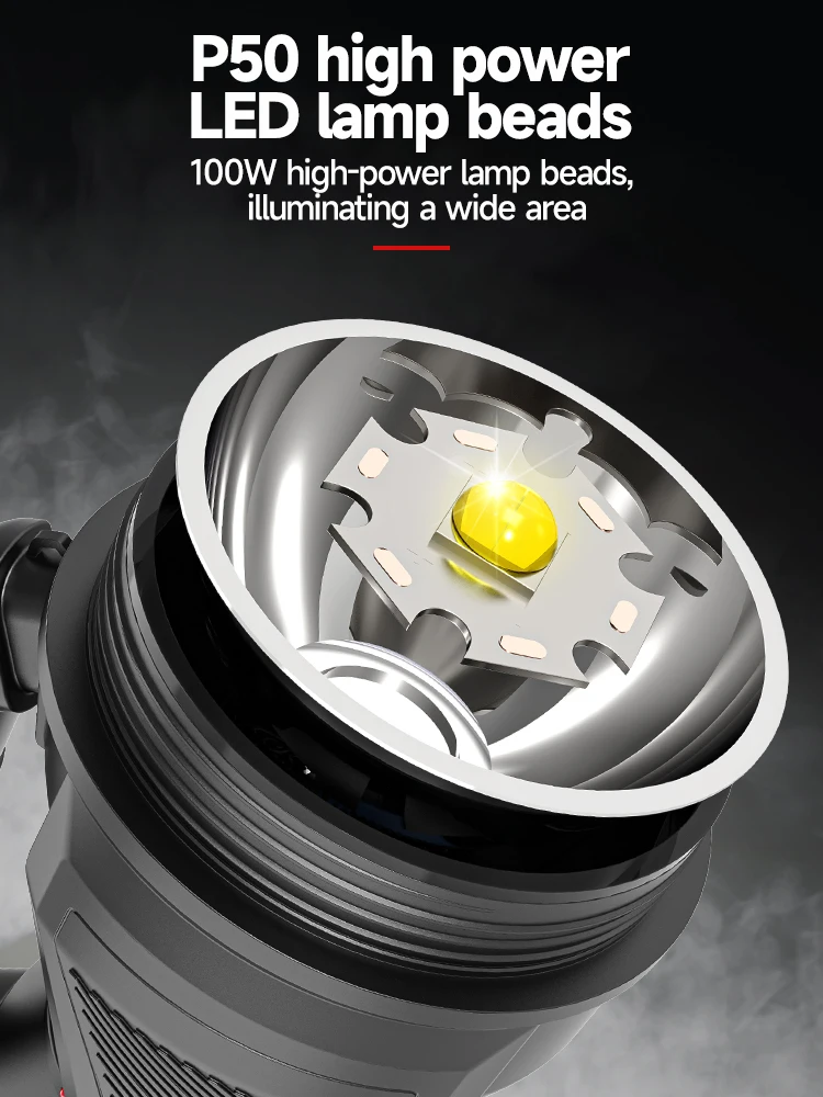 Dp High Power 12000mah Camping Outdoor Hunting Light Rechargeable ...