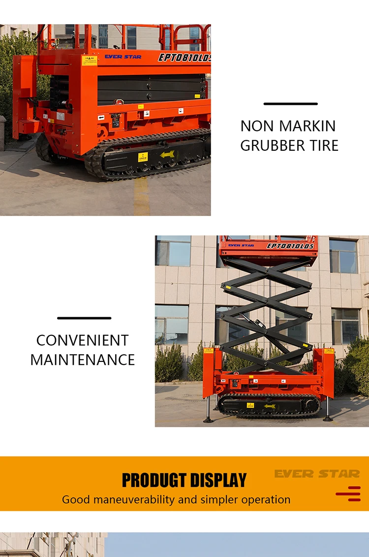 Aerial Skylift 8m 10m 12m Mobile Lifter Scaffolding Electric Hydraulic ...