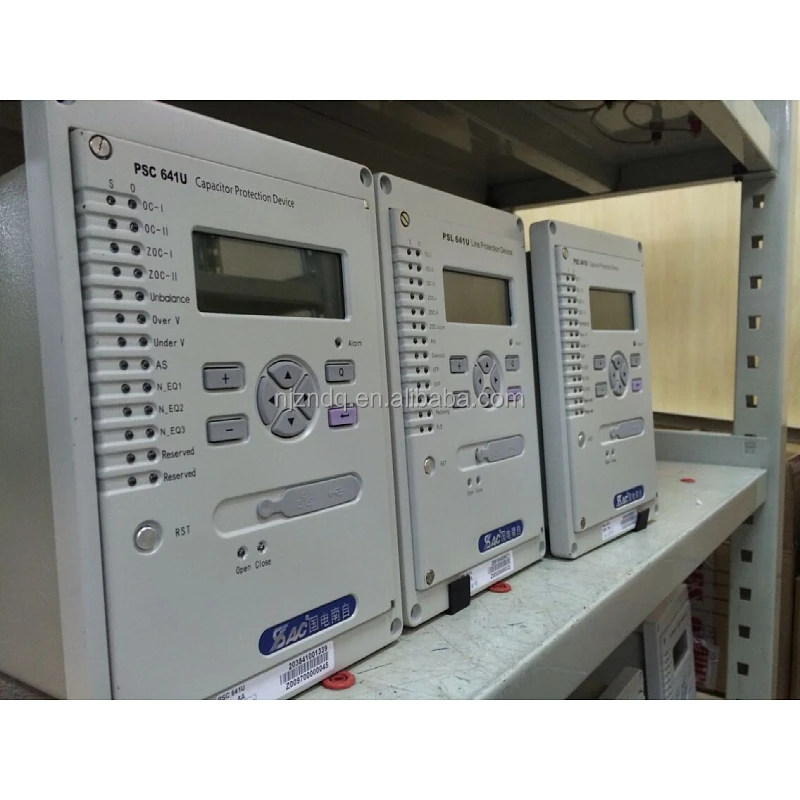 Psc 641u Capacitor Protection Relay Configured With Differential ...