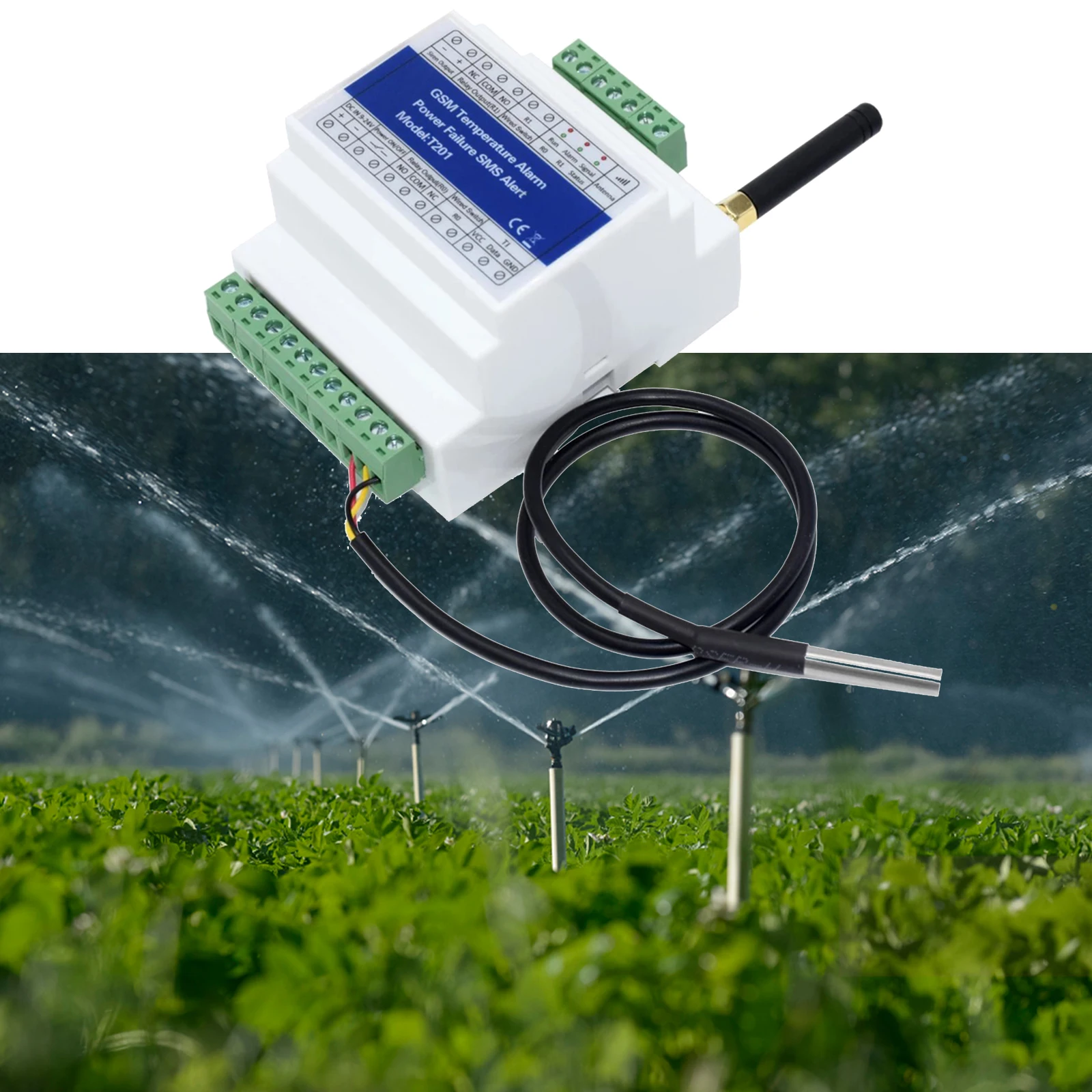 T201 GSM Temperature Power Status Monitoring with SMS Alerts