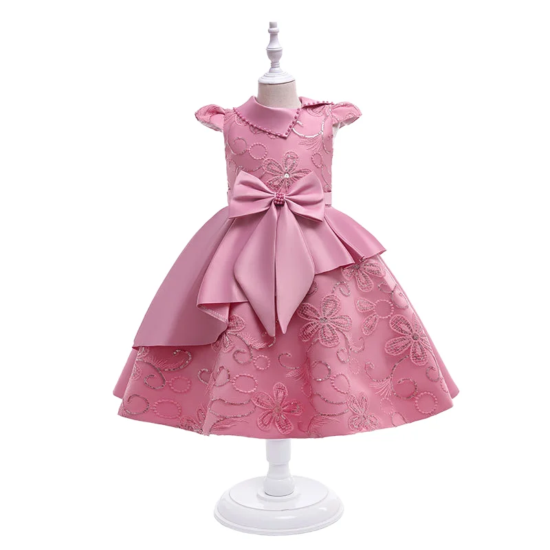 YOKIDS 2025 Beautiful Little Queen Flower Dress Big Kids Tulle Gown for ...