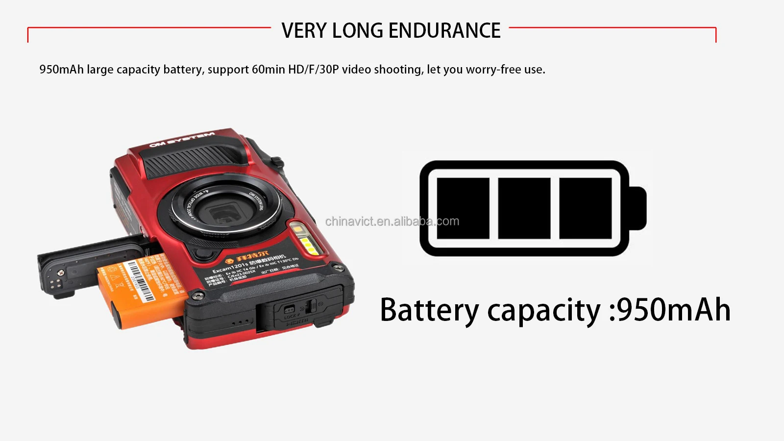 Excam1201s - Ex-Proof Digital Camera with 12MP BSI-CMOS Sensor