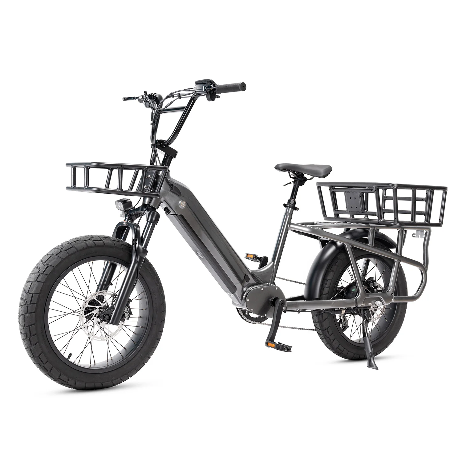Mario 20 Inch Fat Tire 250w 750w Bafang Motor Electric Cargo Bicycle ...