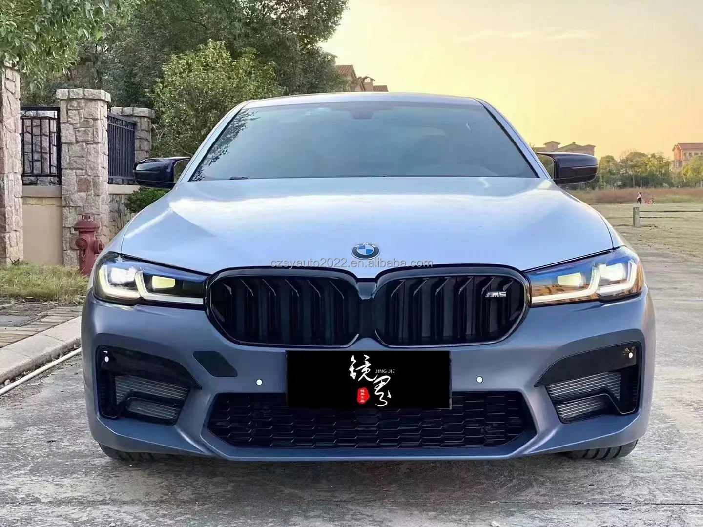 Body Kit Include Front Rear Bumper Assembly Rear Lip Exhaust Pipe For Bmw 5 Series G30 G38 2018 ...