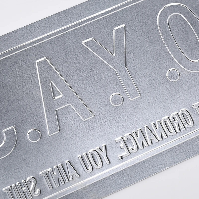 Manufacture 61*15cm Tin Sign Decoration Nameplate Custom Printing Metal ...