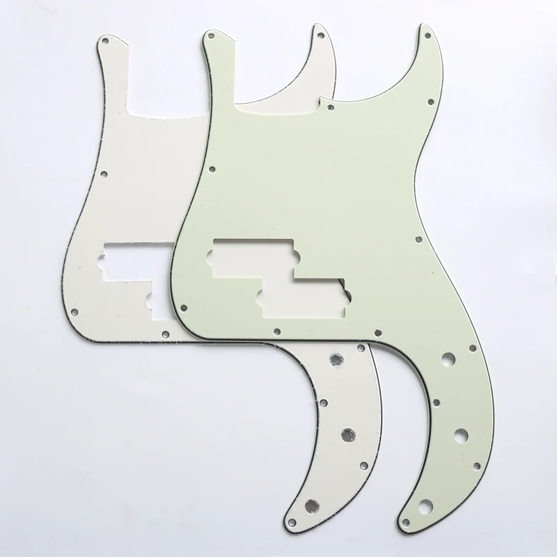 Donlis Mint Green 4 string P Bass Pickguard In Parchment Color for US ...