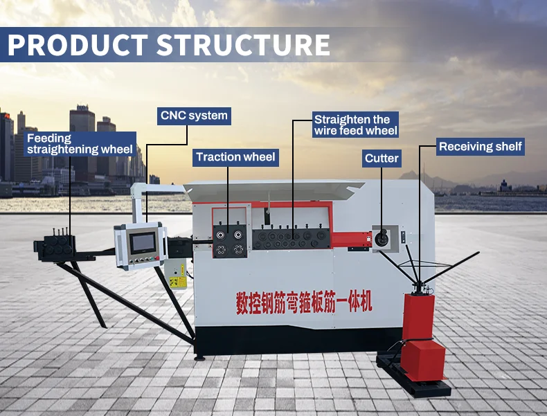 Hydraulic Round Bar Hoop Bender 220V Portable Rebar Bending/cutting ...