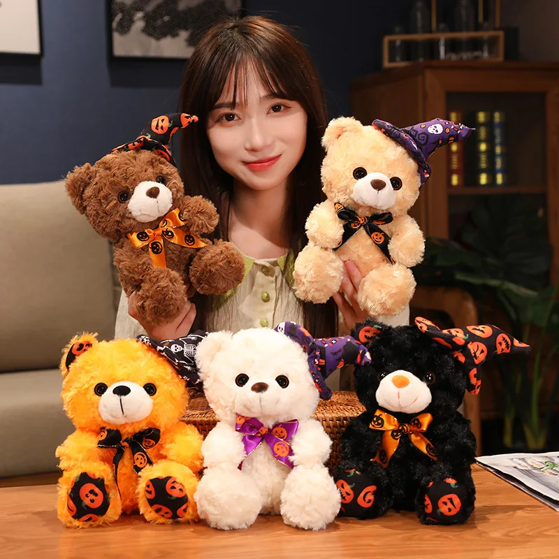 2022 New Halloween Teddy Bear Plushies Stuffed Anime Plush Toys With ...
